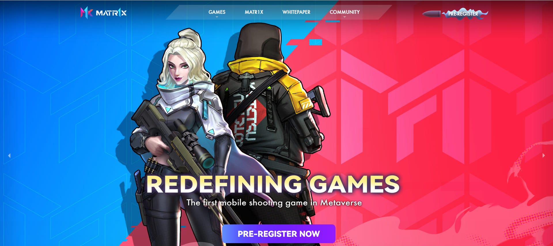 Matr1x FIRE：The First Mobile Shooting Game in Metaverse