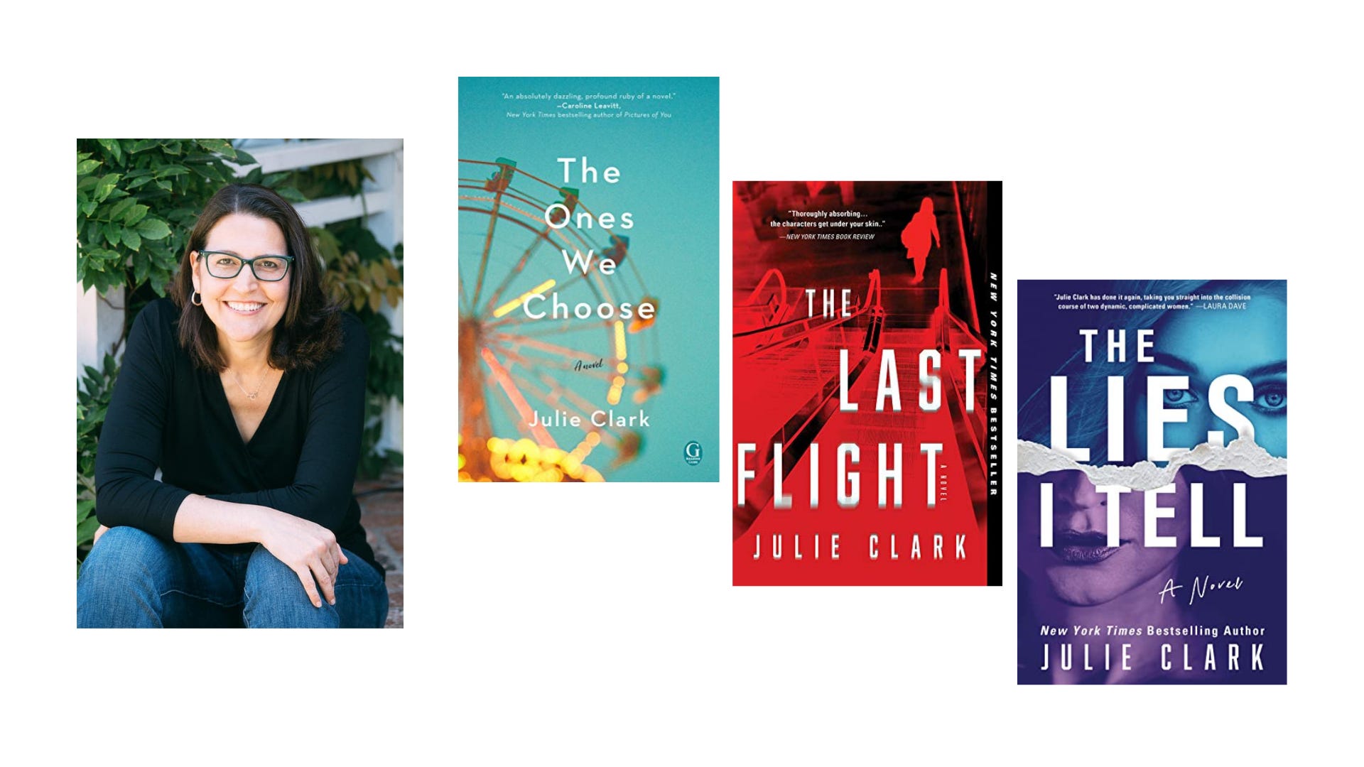 An Author and Her Books, Julie Clark - by Gayla Gray