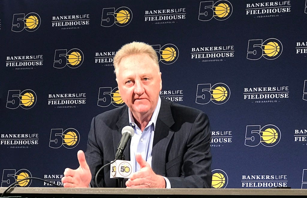 Larry Bird not at All-Star weekend as the NBA celebrates its 75th ...