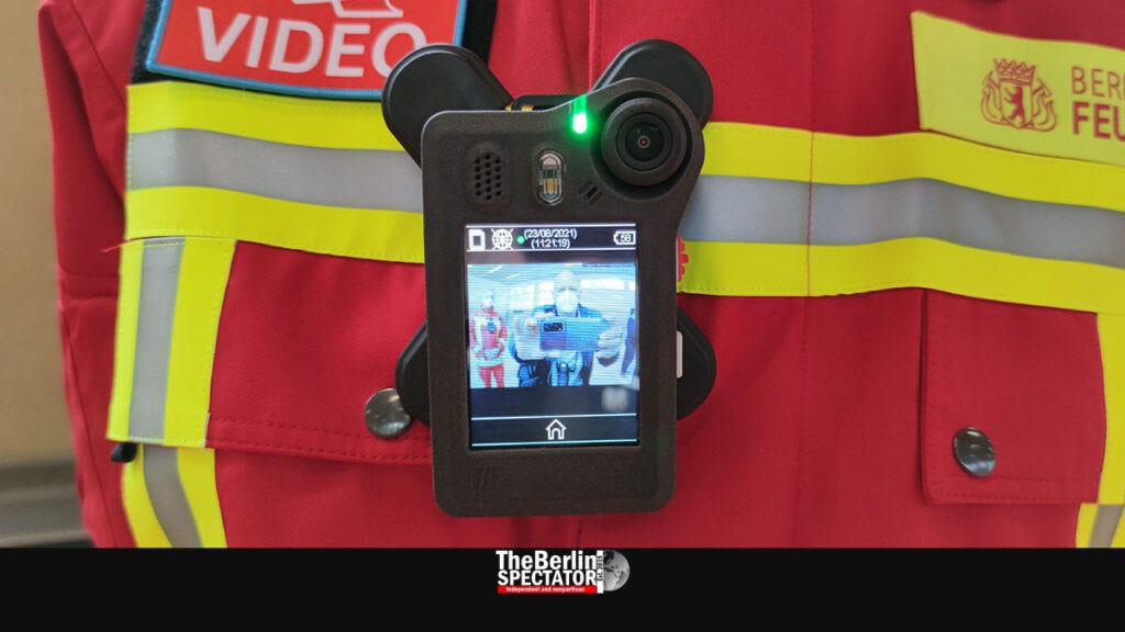 Berlin Tests Bodycams for Cops and Firefighters