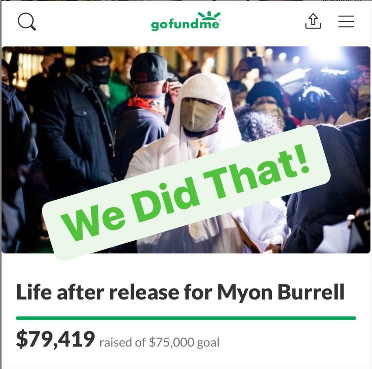 I'll never stop raising money for families impacted by racial injustice ...