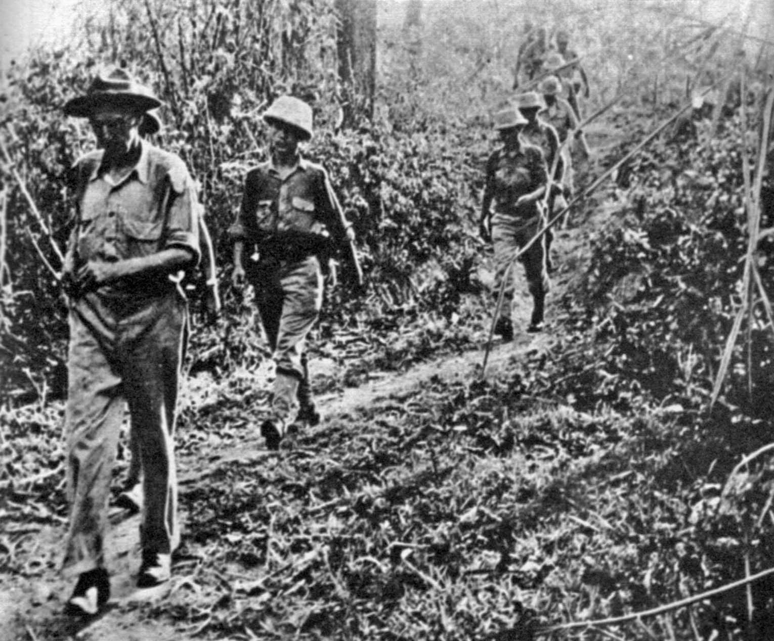 The final stages of the Burma retreat - by Martin Cherrett