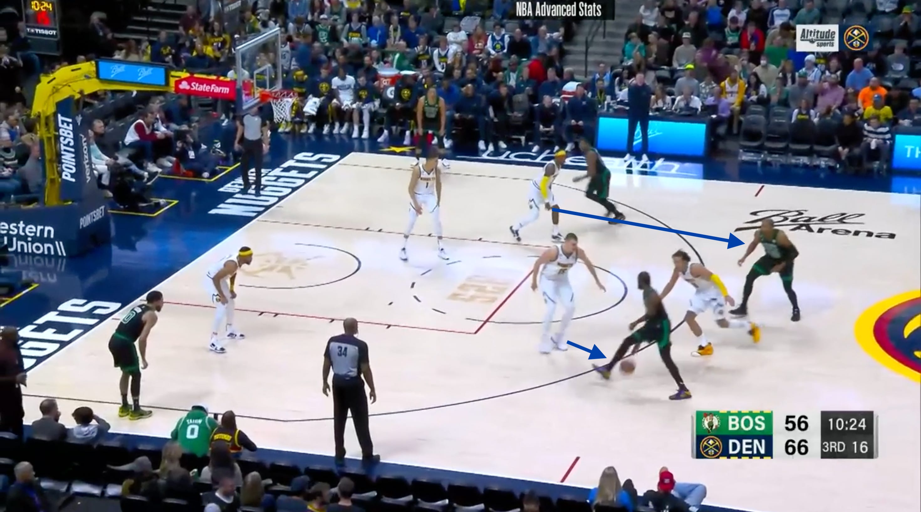 The Denver Nuggets strive to find a good defense around Nikola Jokic The Denver Nuggets strive to find a good defense around Nikola Jokic