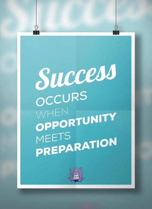 Do you know what they say about opportunities?