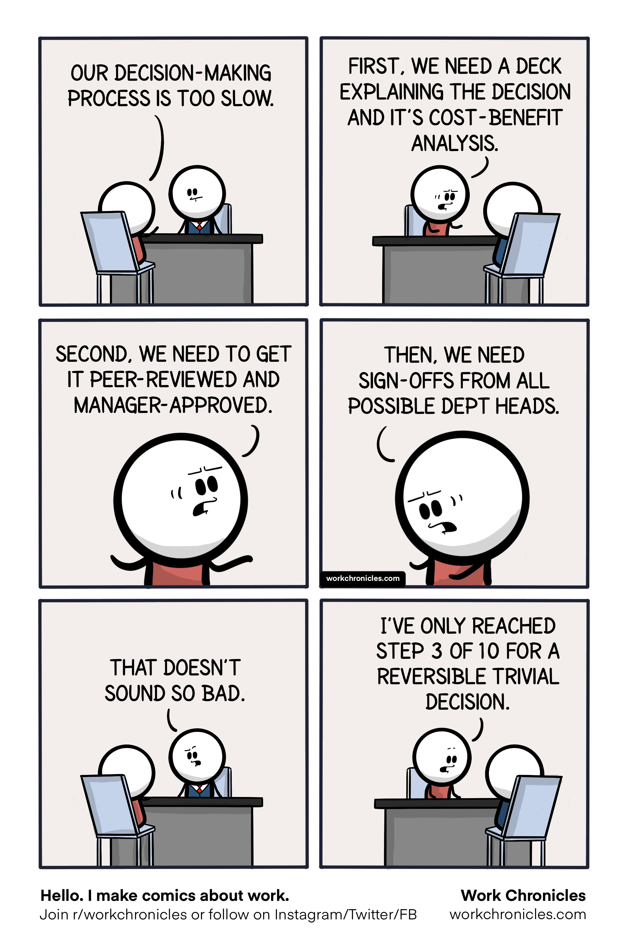 (comic) Decision-making - Work Chronicles