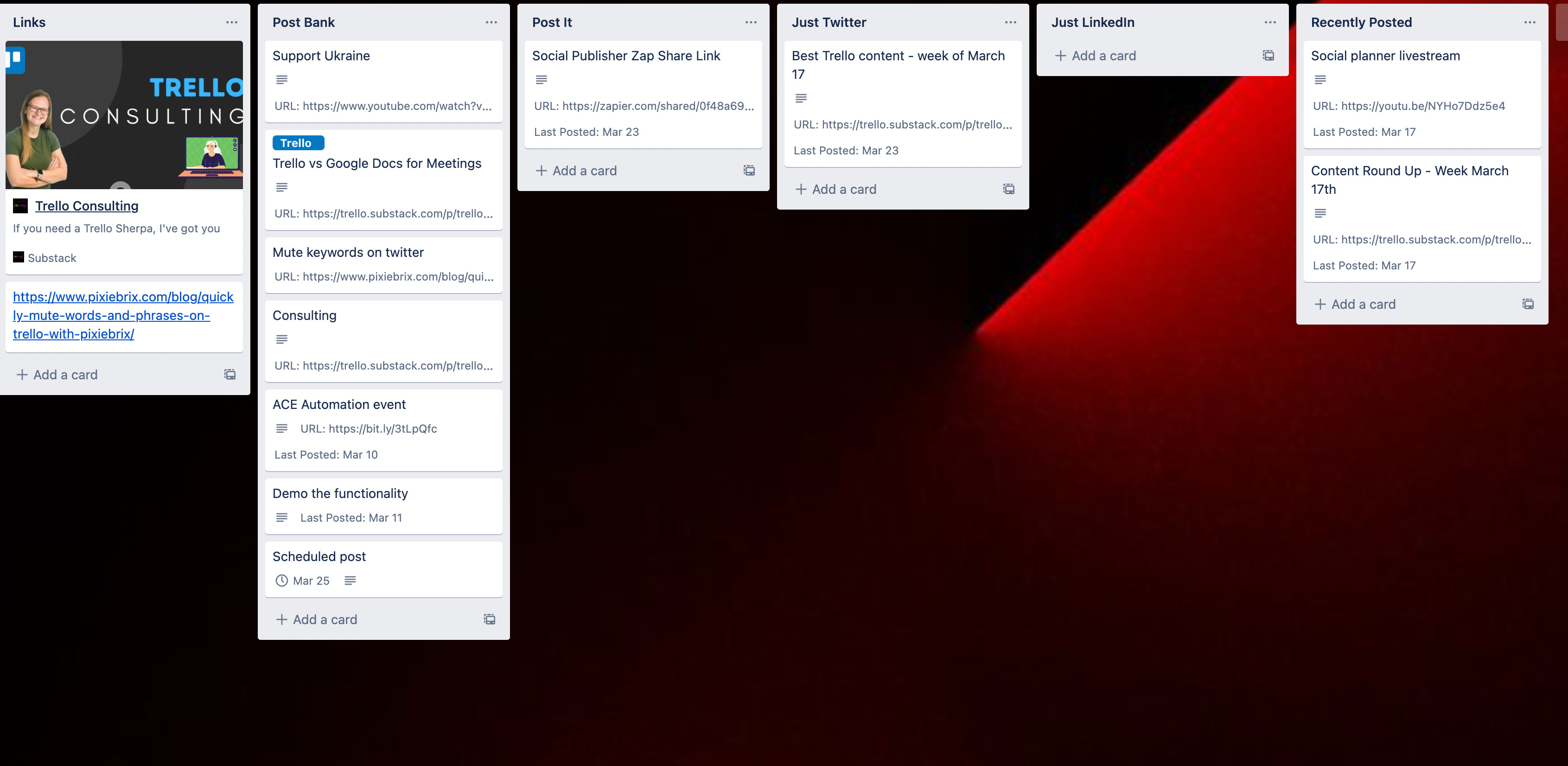 Build a Social Media Publisher with Trello