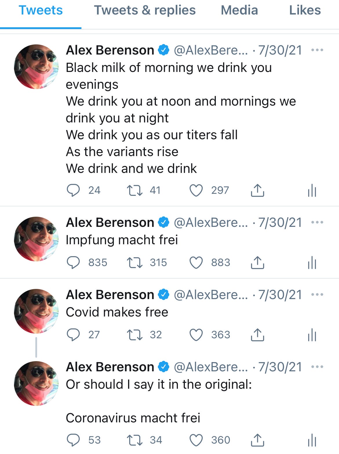 On Joe Rogan (part 2) - by Alex Berenson