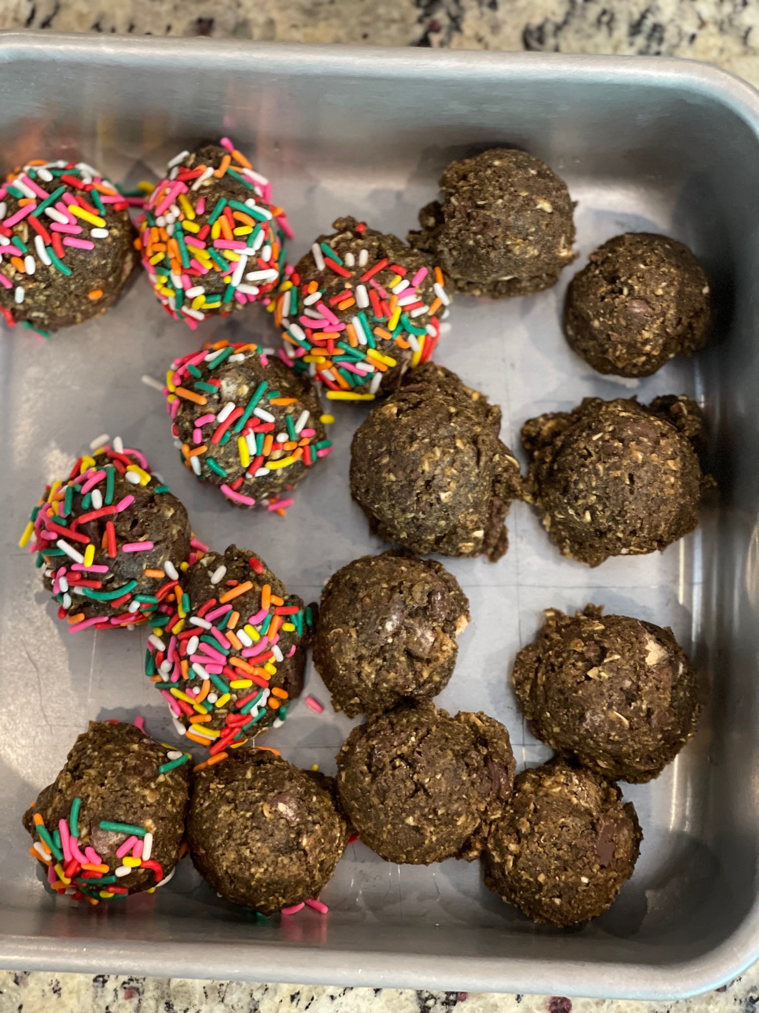 Fairy Sprinkle Protein Balls - by Whitney Persek
