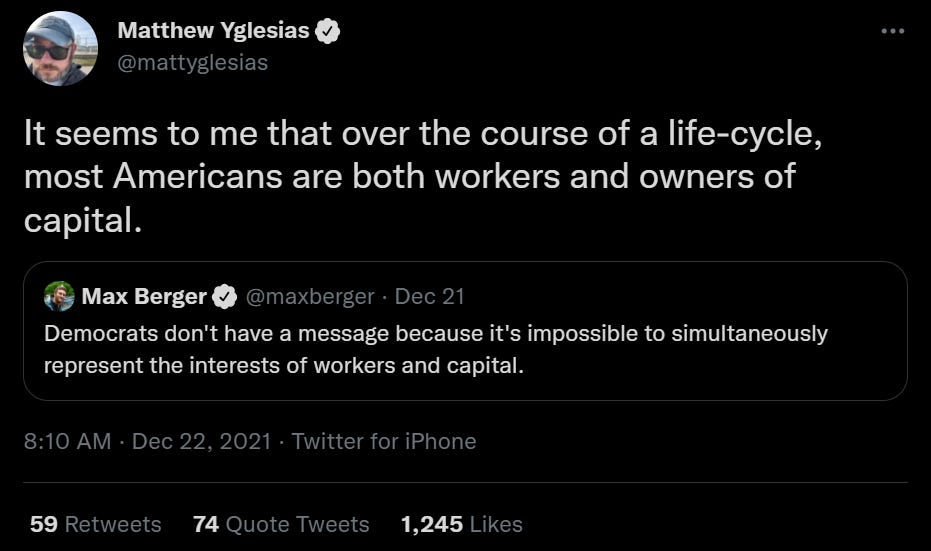 Yes, most Americans own capital - by Noah Smith