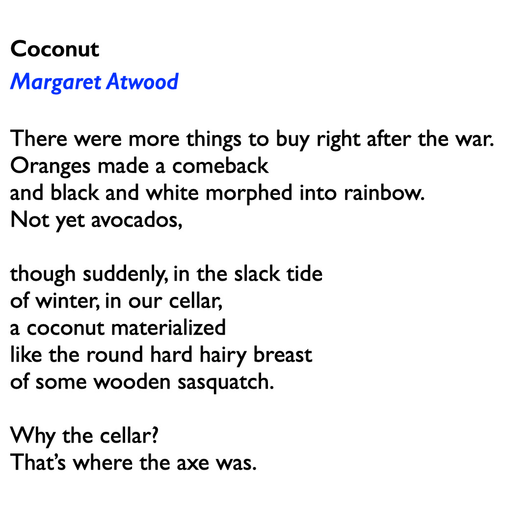'Coconut' & 'Cicadas' - by aranya - Poetly