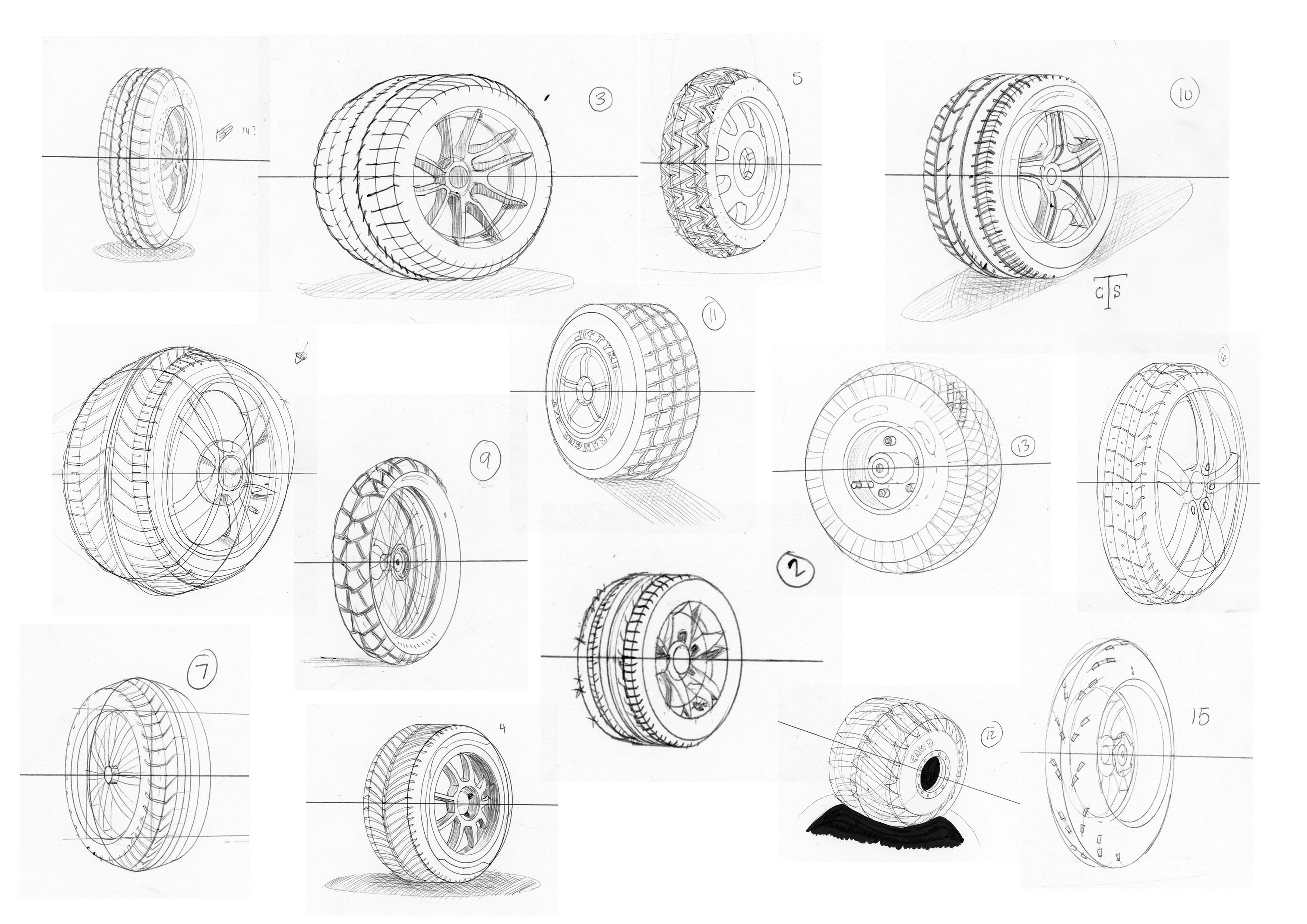 Why I advocate drawing TYRES!?! - by Chantelle Holt