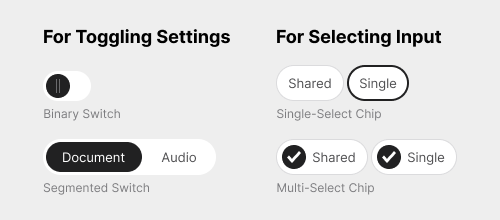 When to Use Segmented Switches on Your UI - by Anthony