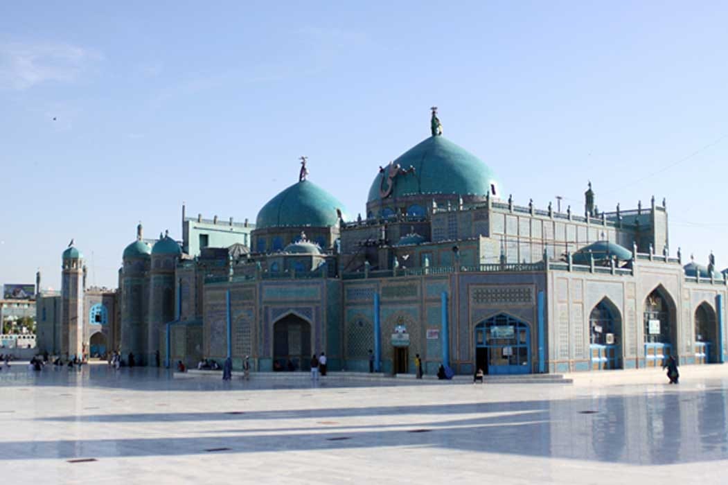 Blue Mosque in Mazar-I-Sharif, Afghanistan: A Shrine of Renowned Beauty