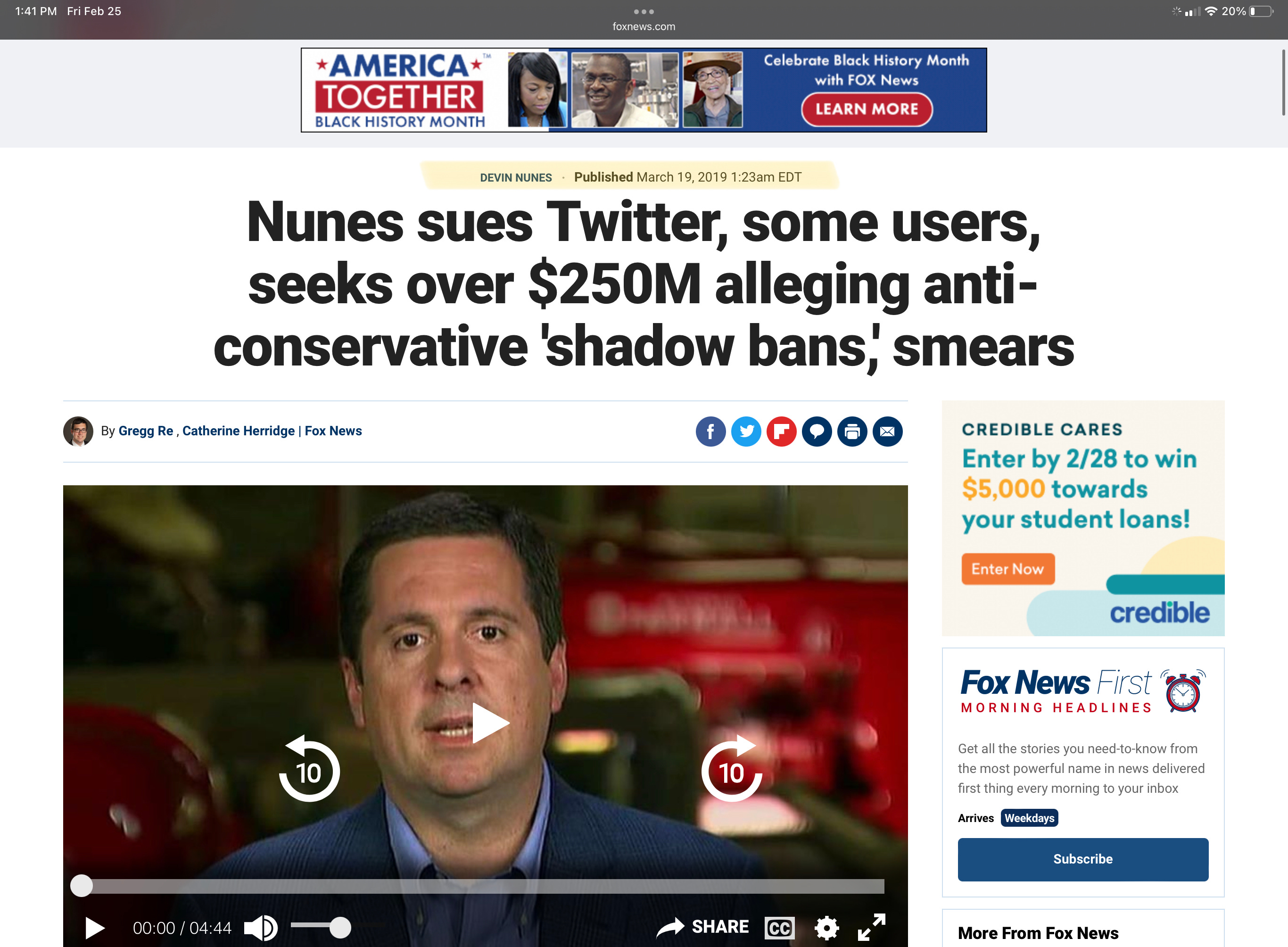 Devin Nunes set up @Q on his fake Twitter network “Truth Social”