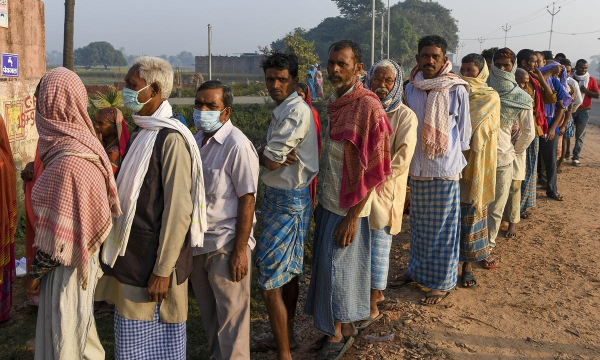 40% of Bihar voters decided who to vote for at the last minute