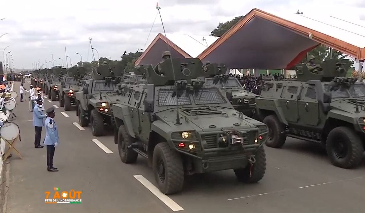 Rapid Deterrence : Examining Côte d'Ivoire's Military Parade 2022