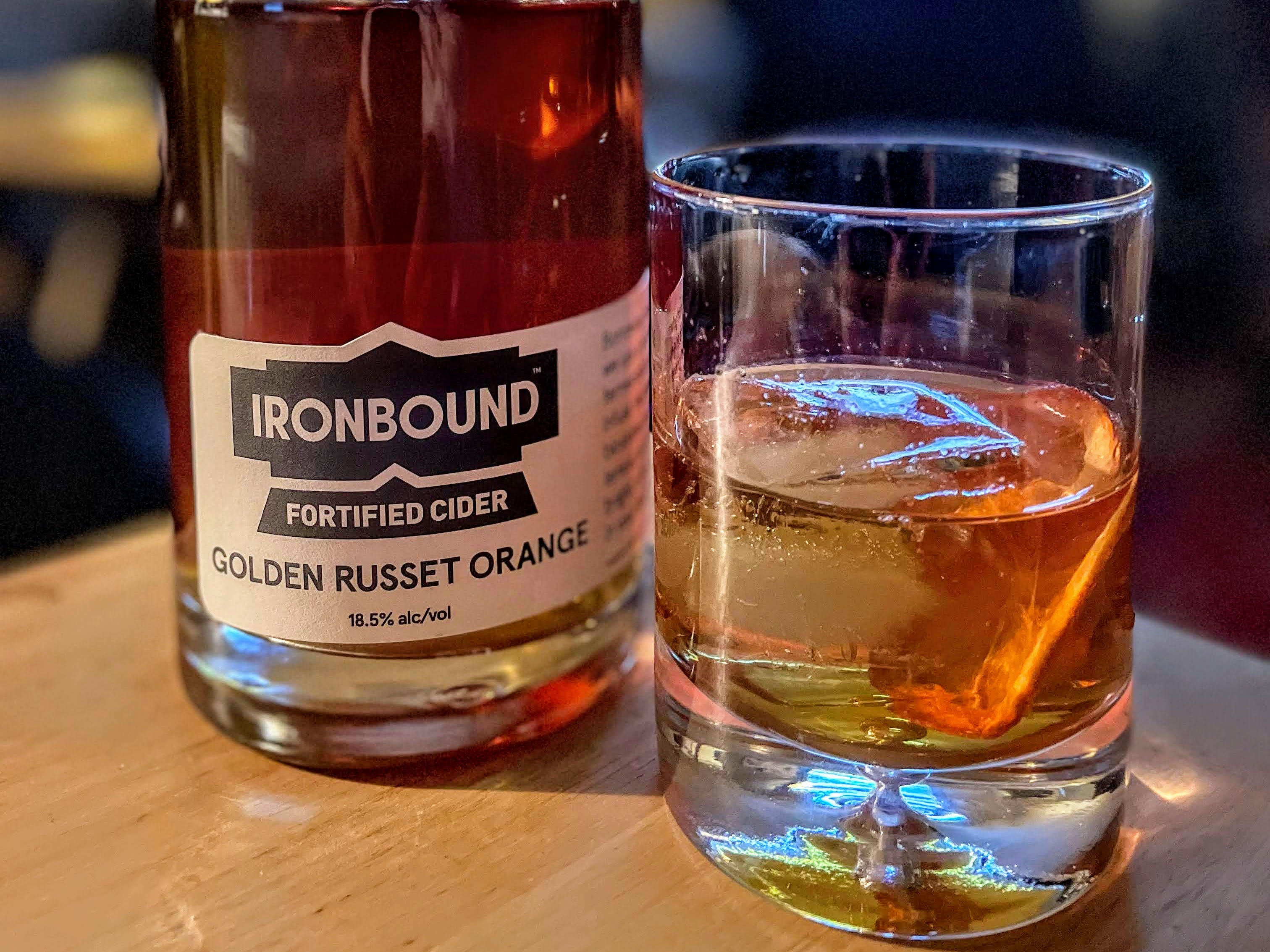Drink This: Ironbound Cider Golden Russet Orange Fortified Cider