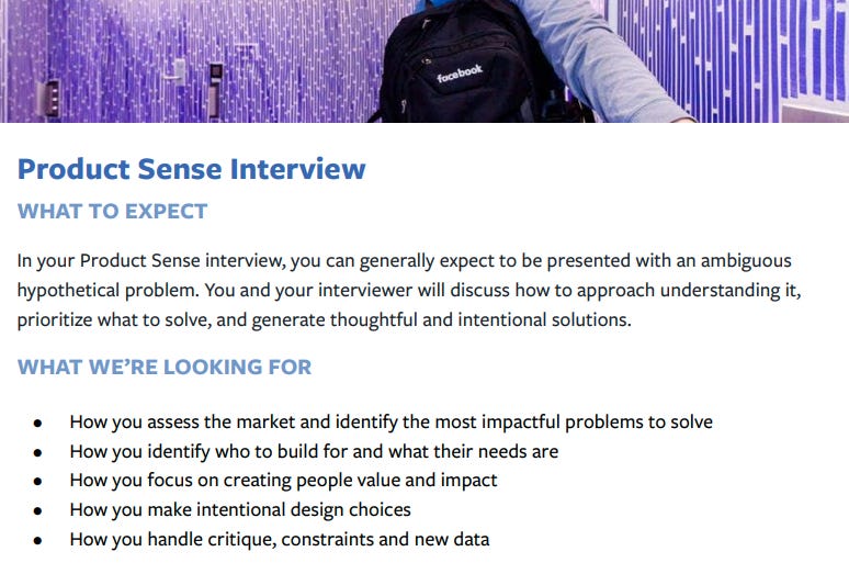 The Product Sense Interview - by Shaw Li