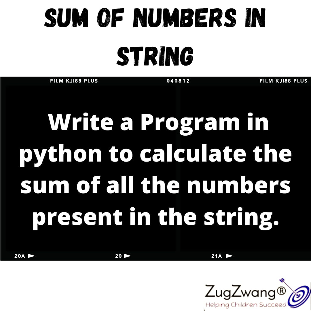 Sum Of Numbers In String By S Puja Algothink sum-of-numbers-in-string-by-s-puja-algothink