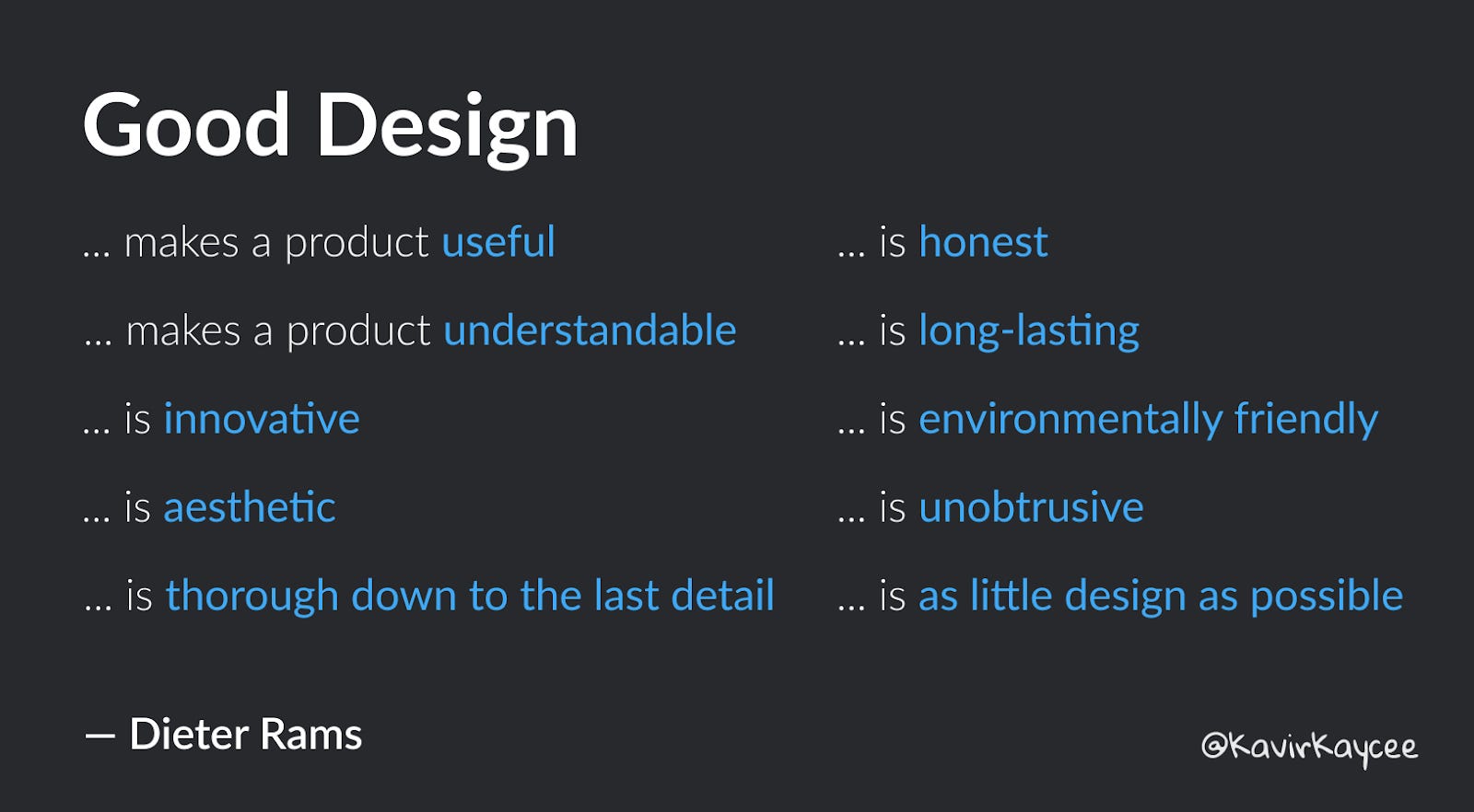 How Dieter Rams' 10 Commandments of Design Can Make Your Products Better