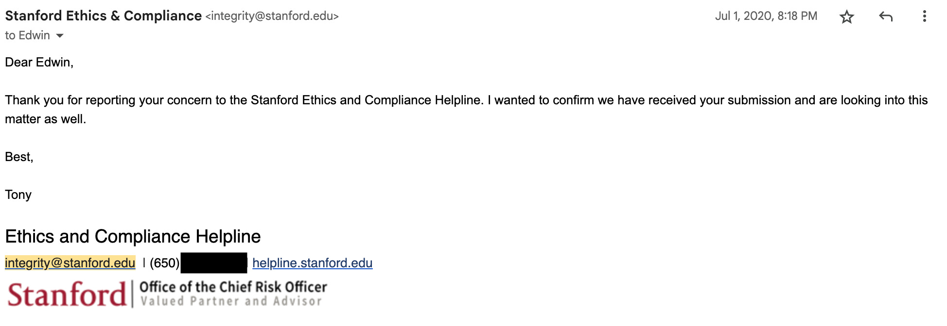 Stanford’s Disappearing Dean Lisa Caldera - by Edwin Dorsey