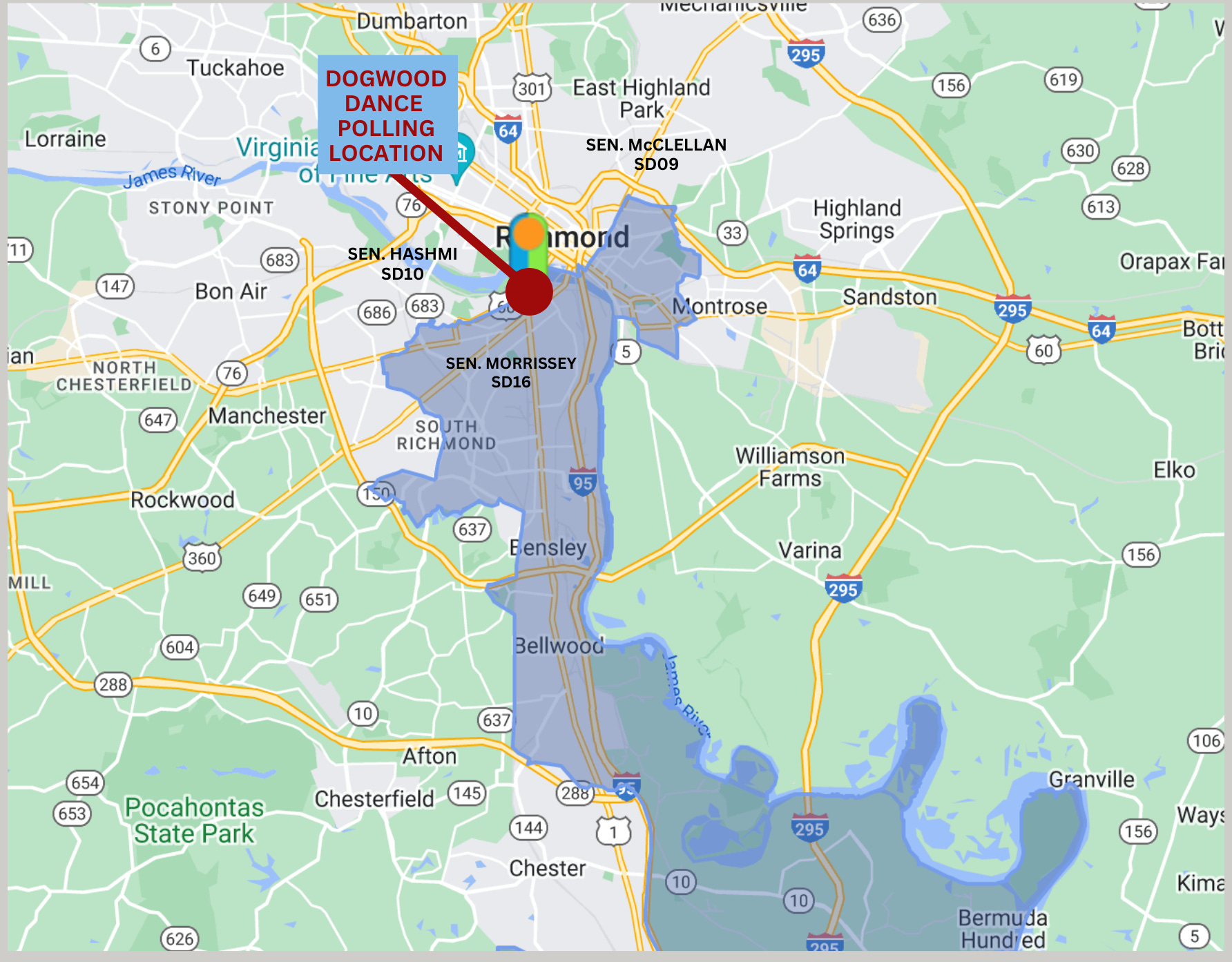 Myrna Morrissey Robo, McClellan Billboard at Polling Place, Scott Ad ...