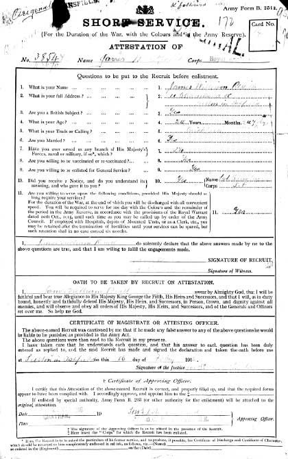 P1: LANCE CORPORAL JAMES WILLIAM REVILL - by Sam Parry