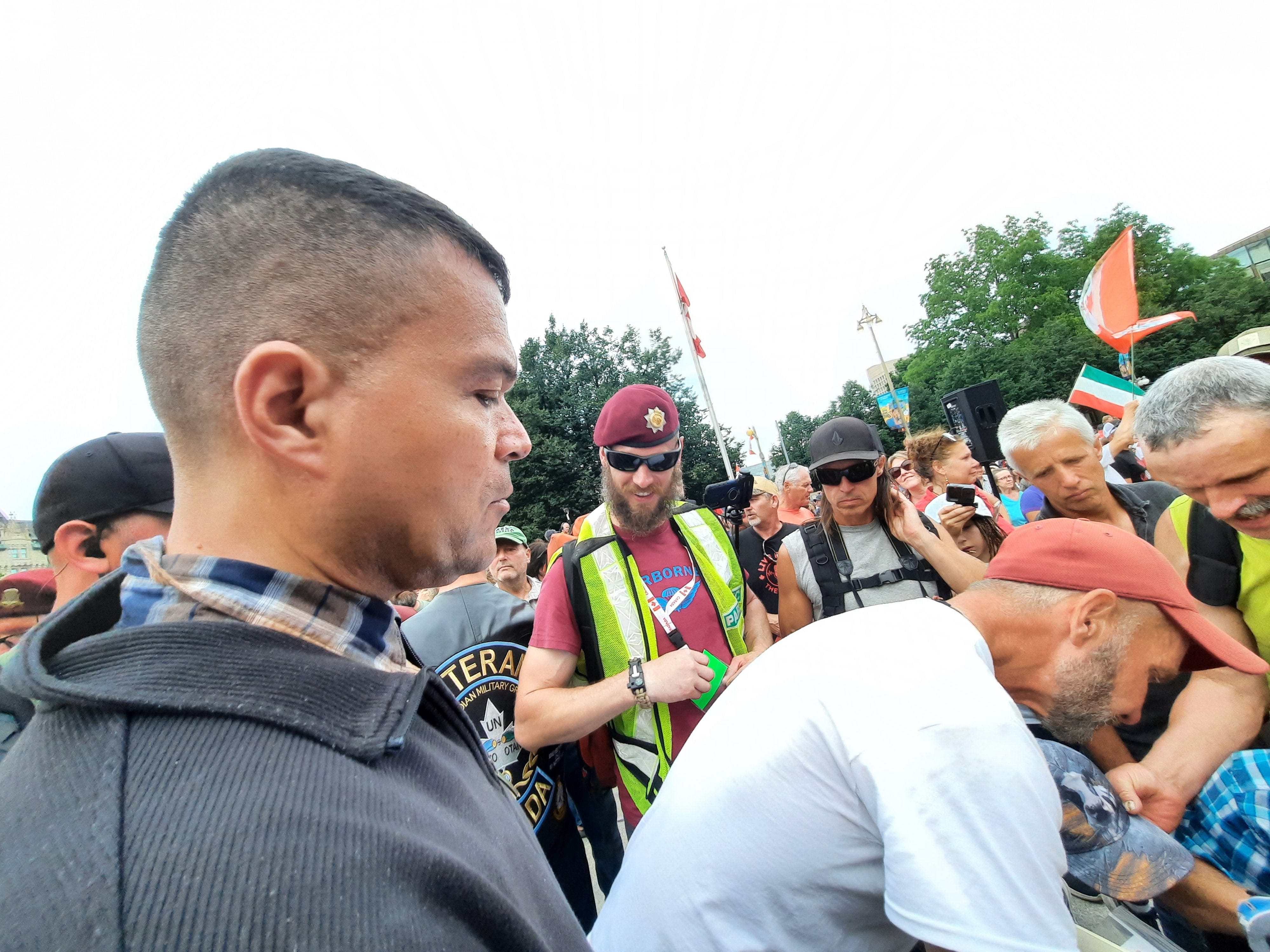 When James Topp, I, & security team arrive at the Tomb of the Unknown ...