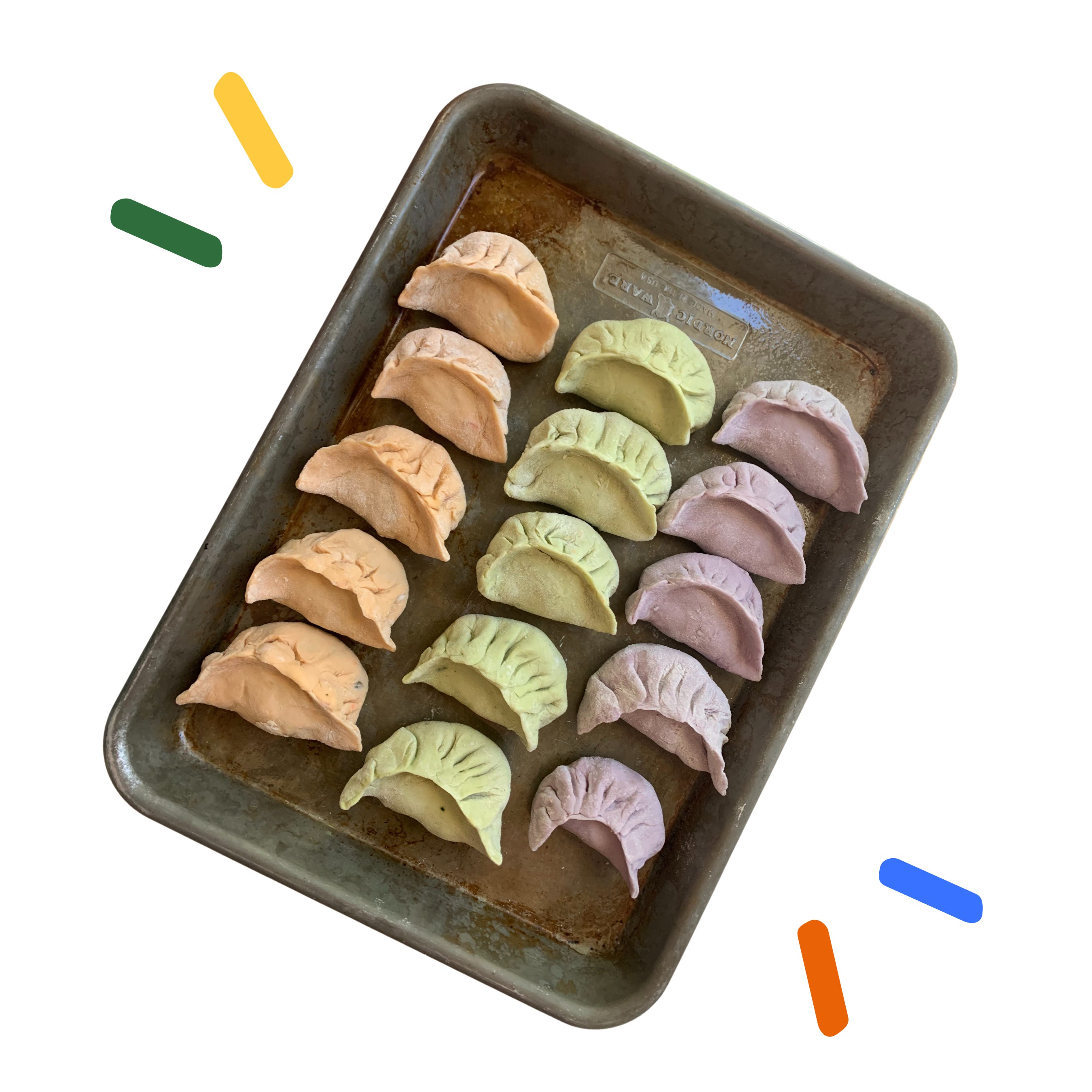 Make Rainbow Dumplings, Get Scrappy in the Process