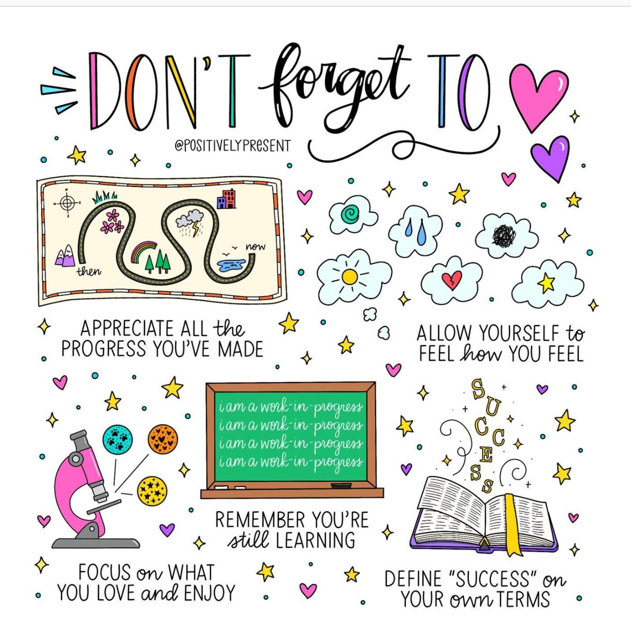 🎨 How Positively Present's Inspiring Illustrations and Messages ...