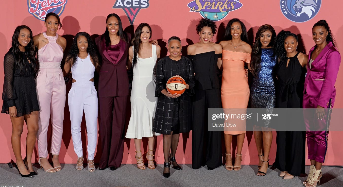 The evolution of WNBA fashion, as told through every draft's class photo