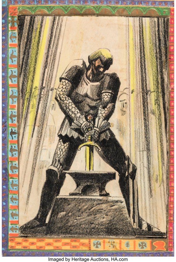 Arthurian Tropes: The Sword in the Stone - by Aurochs