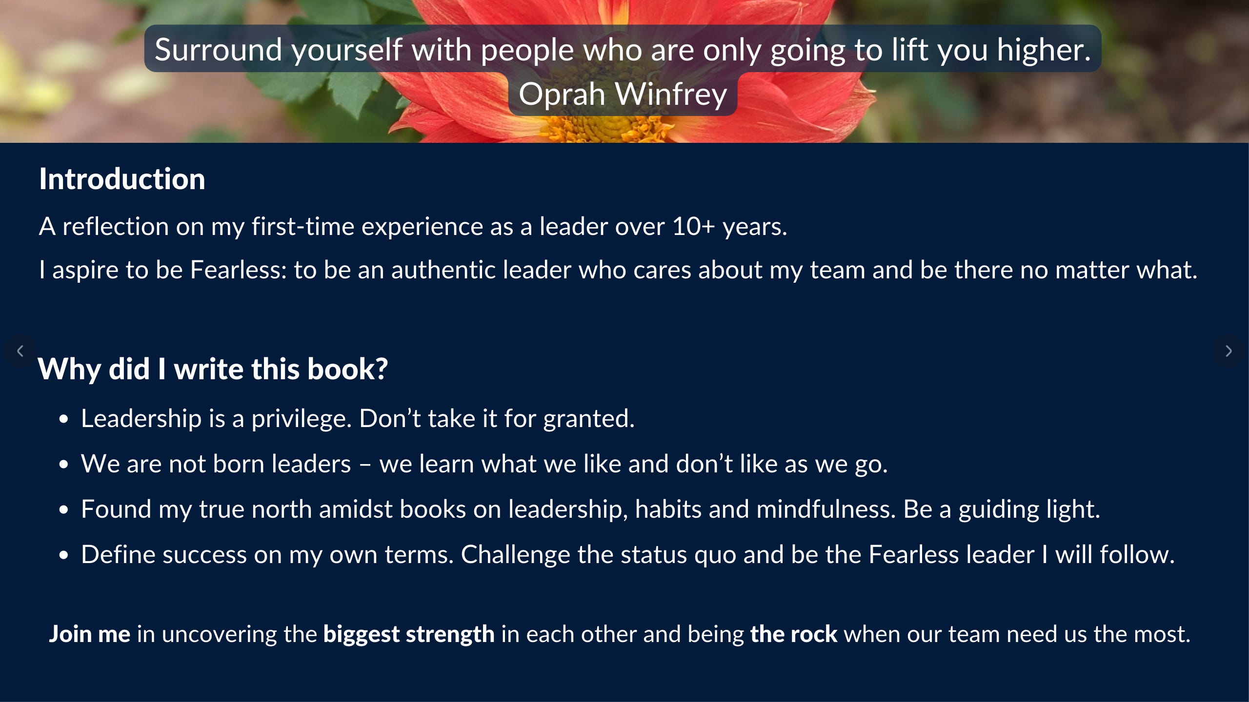 [Book] Fearless: Be the Authentic Leader you will Follow