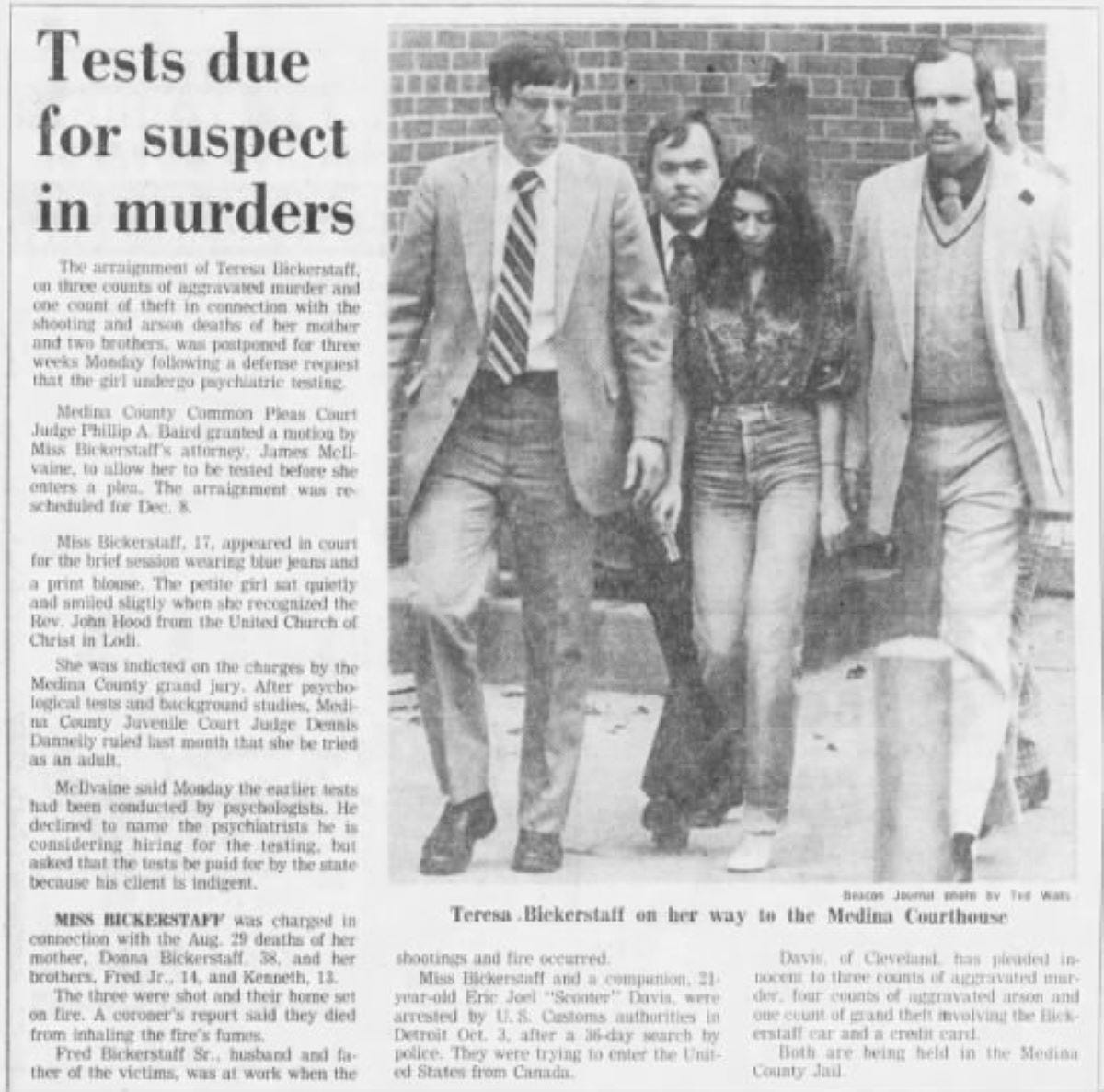 I Went To School With A Murderer - by Bev Potter