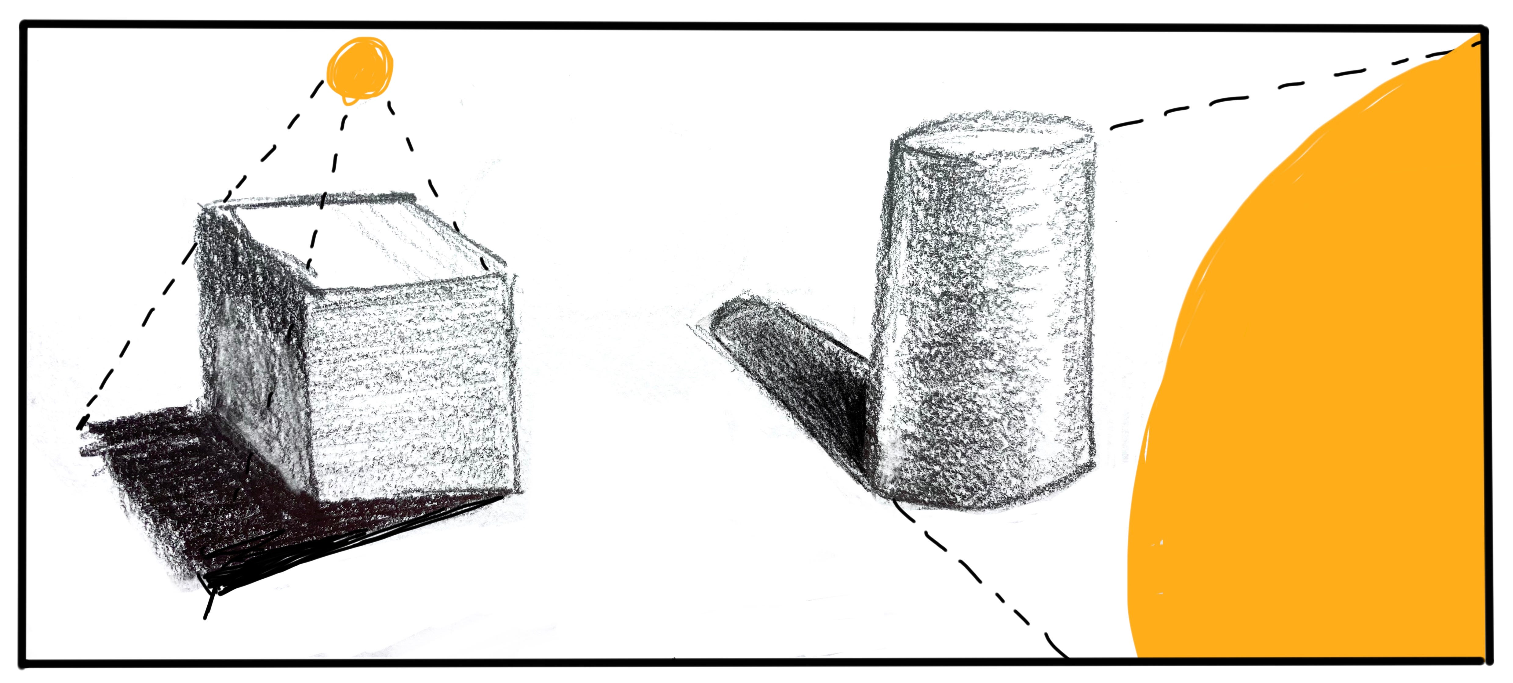 How To Draw Light And Dark