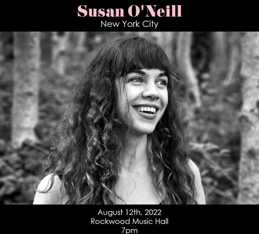 Gig Review-Susan O'Neill-NYC - by Paul Busch