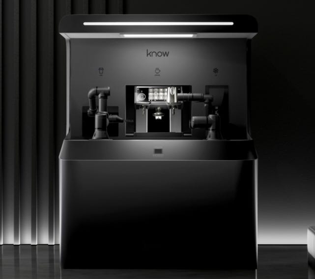 The Know inBot Barista Robot Does 300 Lattes (with Art!) a Day