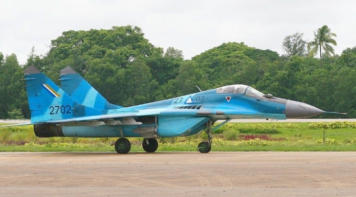 Myanmar MiG-29 Crosses into Thai Airspace: The Rest of the Story