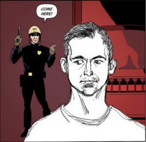 Graphic novel colors in the Warren Commission's story