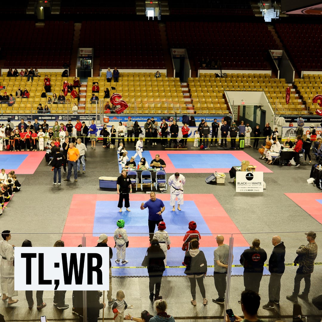 Sweep the leg, Johnny. - by Alex Kinsella - TL;WR