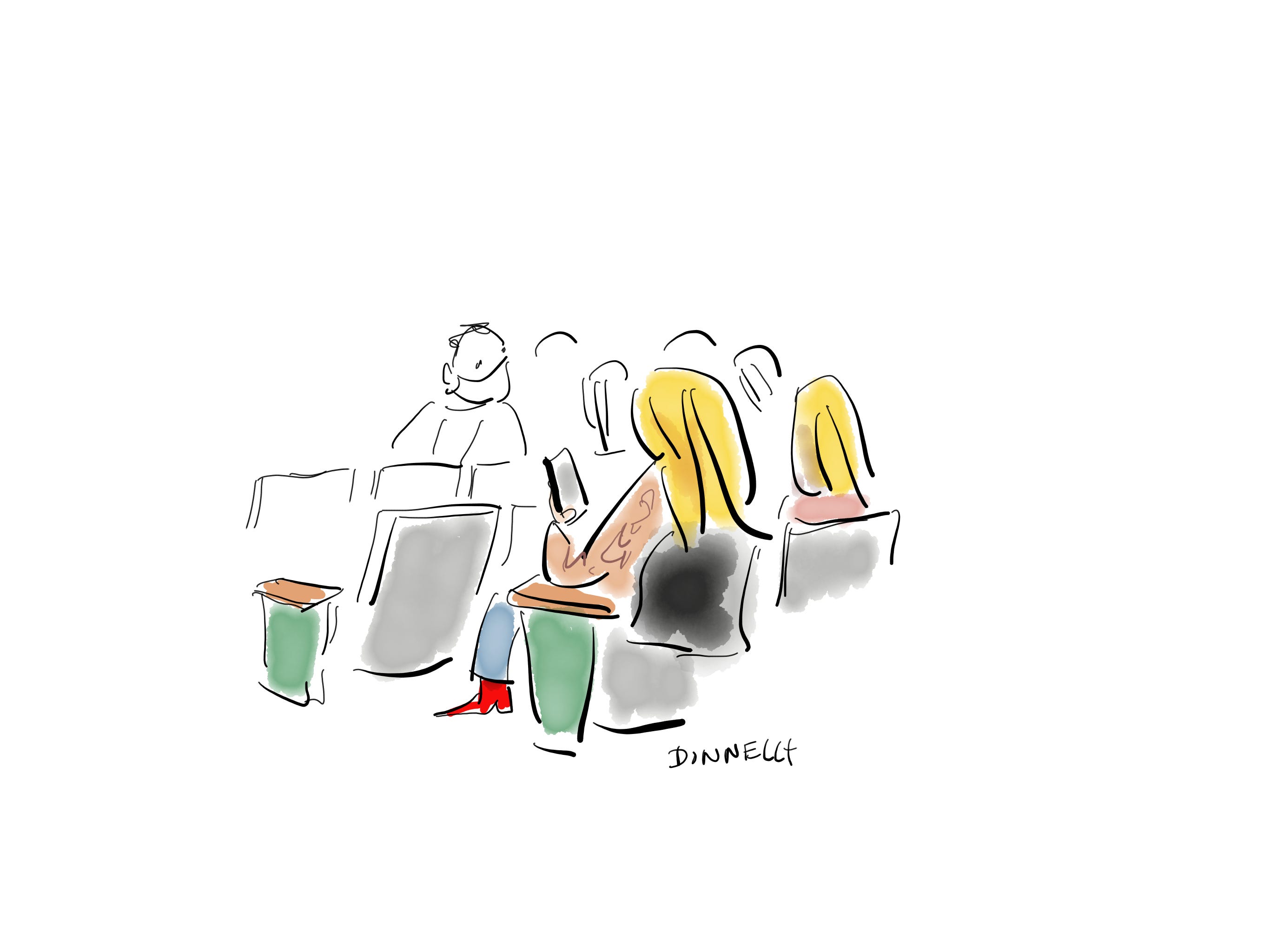 Noticing What You See - by Liza Donnelly - Seeing Things