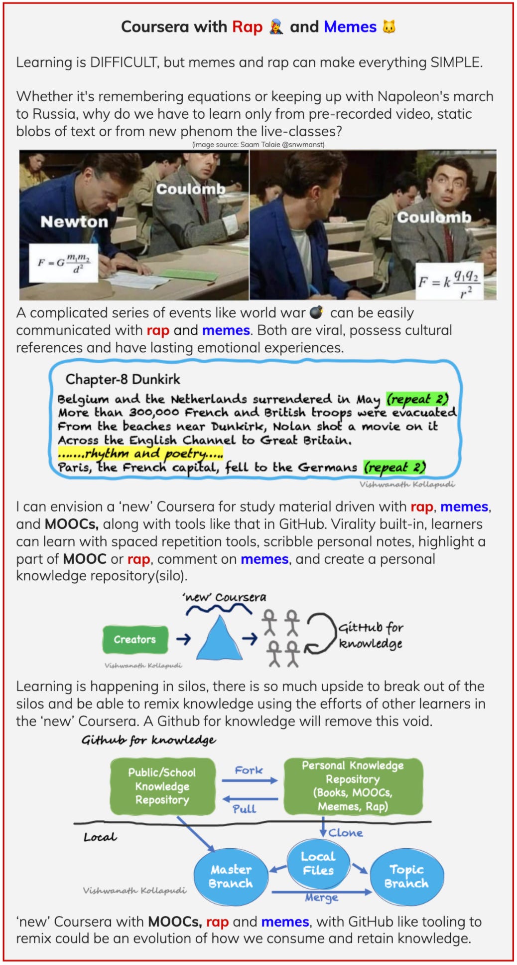 Coursera with Rap 👨‍🎤 and Memes 🐱