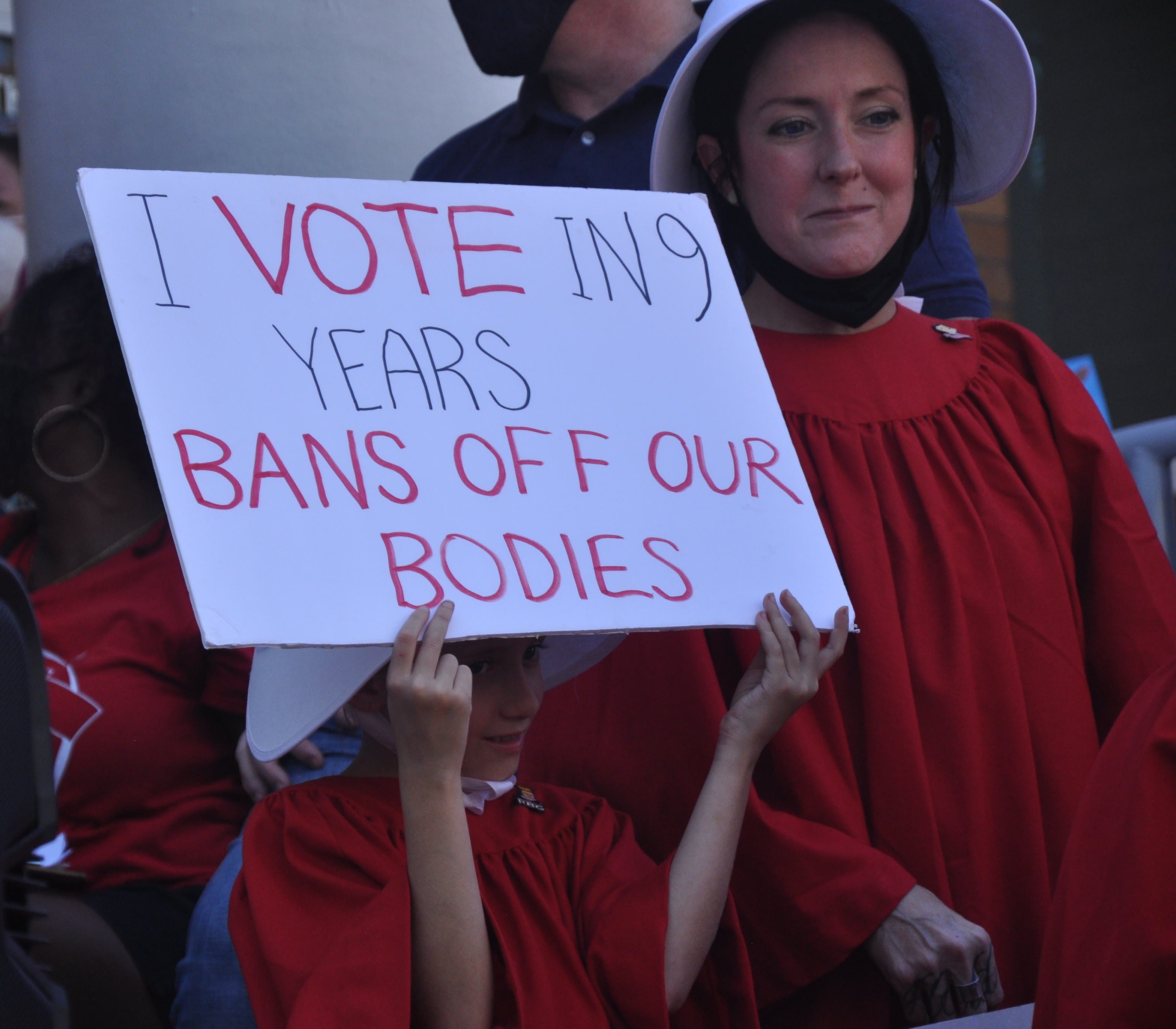More photos from pro-choice march in downtown Bradenton