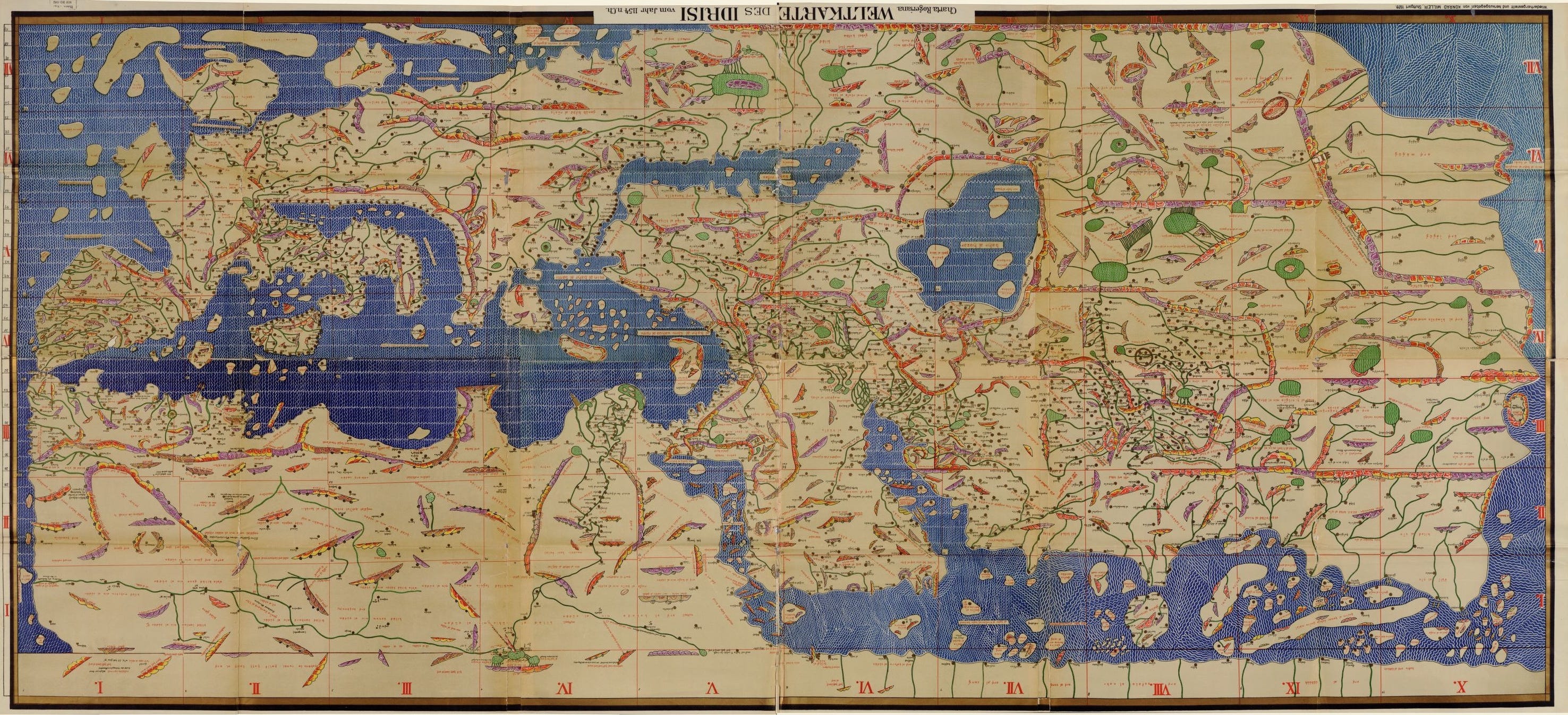 Islamic World Map (1154) - by Peter Pappas