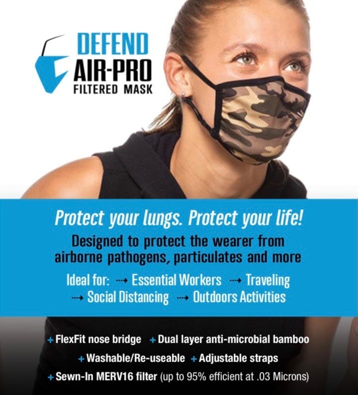 Defend Air-Pro Masks - by Rand Holdren - The Team Room