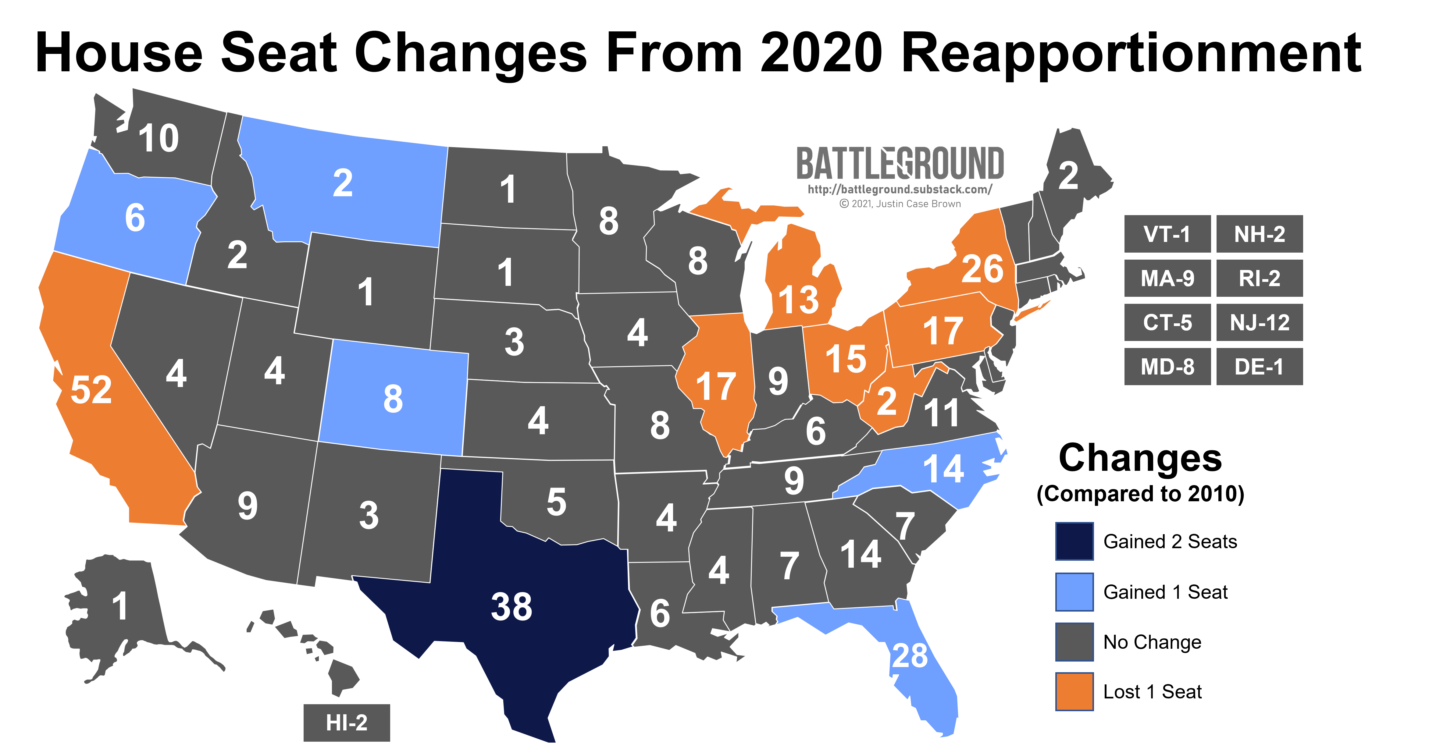 2020 Redistricting Hub - by Justin Brown - Battleground