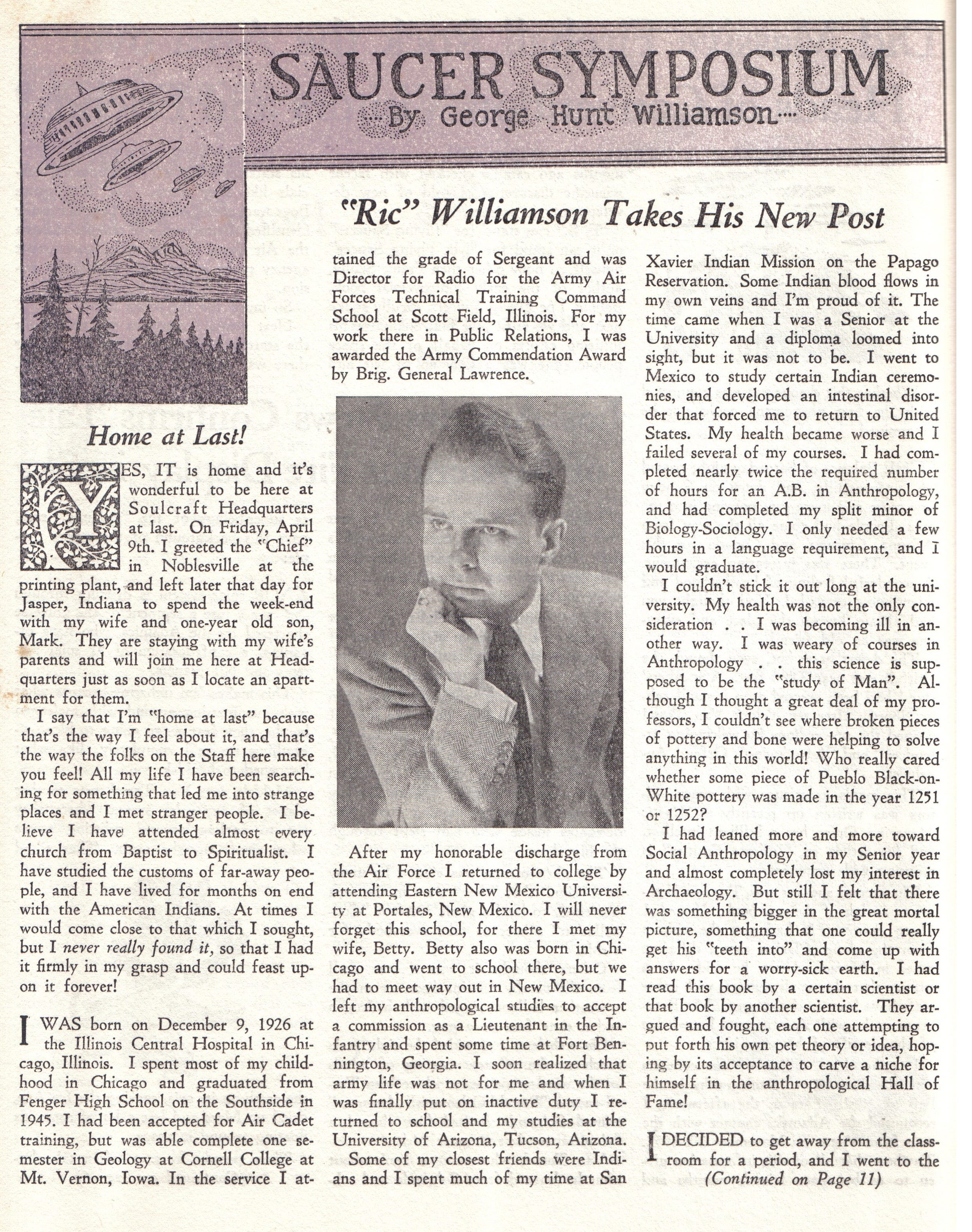 Channeling the Space Brothers - by Vance Pollock