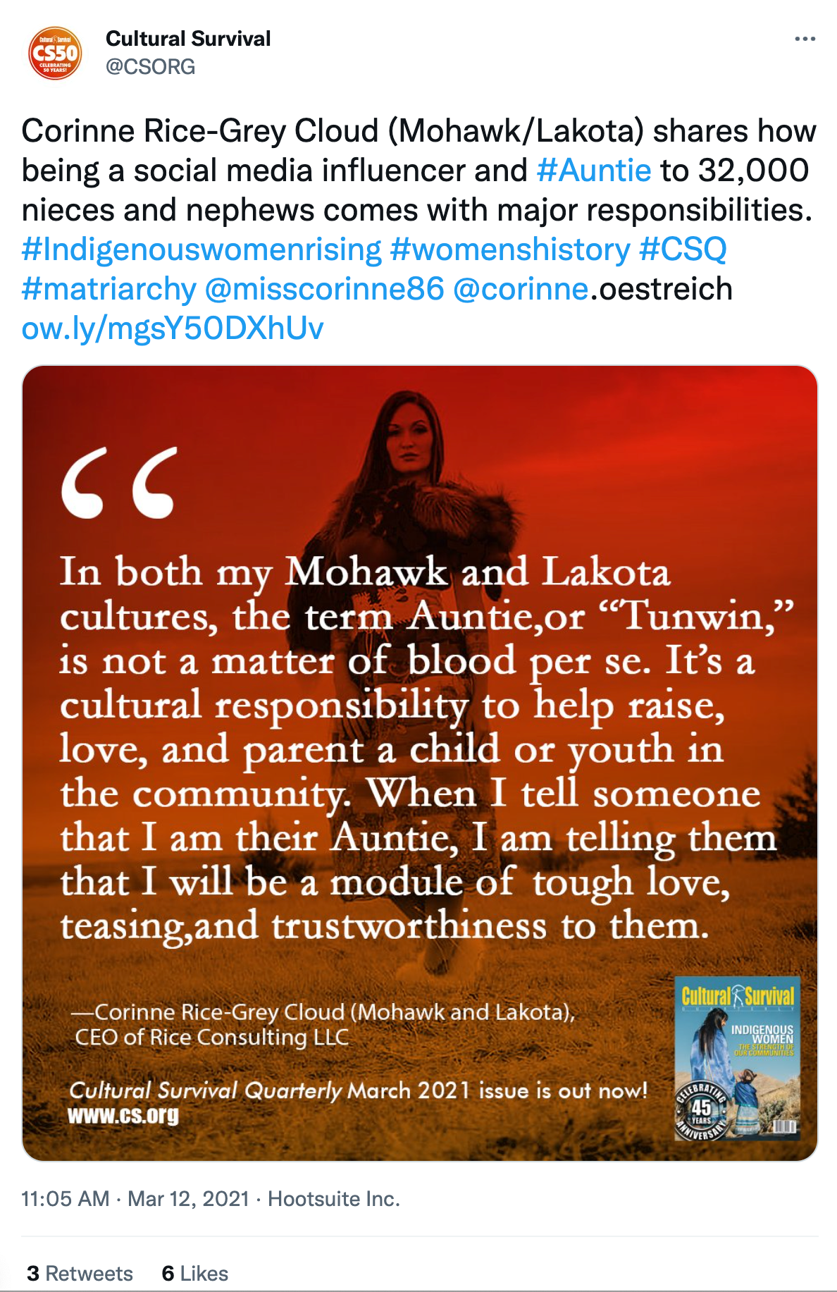 'Auntie' goes missing? - by Indianz.Com