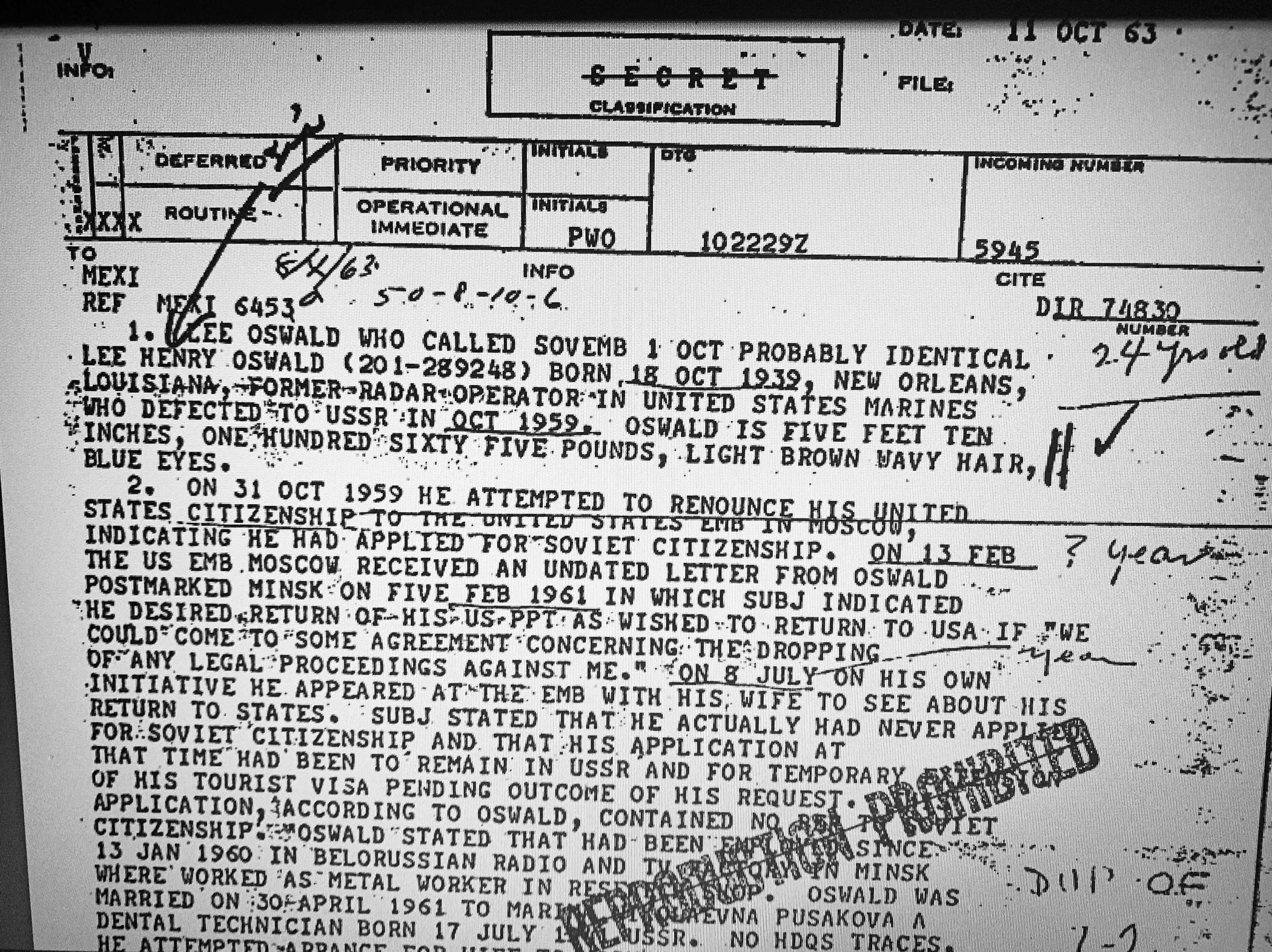 Declassified JFK Files - by Matt Rafat