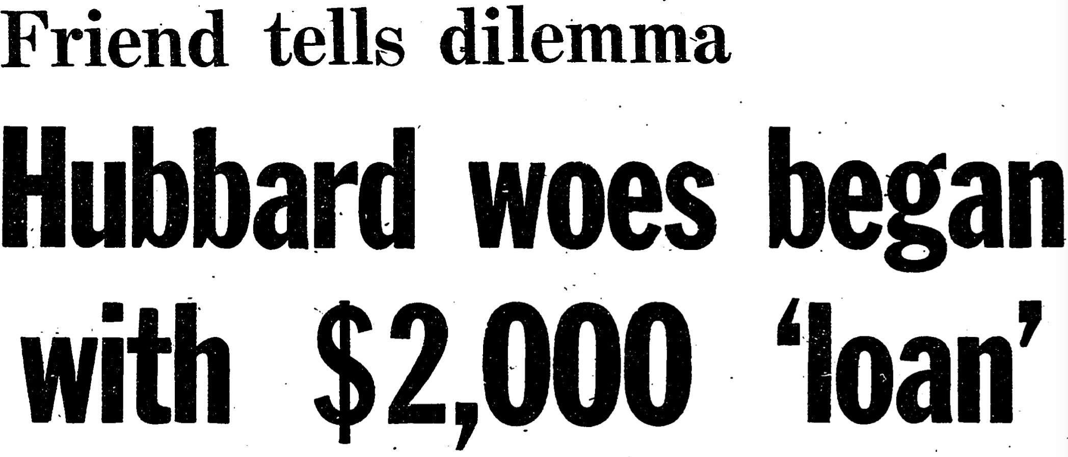 THIS CRAZY DAY IN 1972: Mr. Hubbard's Wild Ride